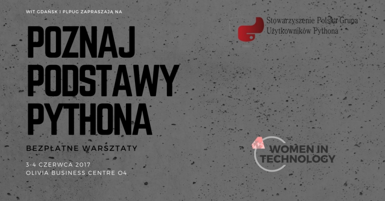 "Poznaj podstawy Pythona"-warsztaty - Szkolenia w al. grunwaldzka 472b ...