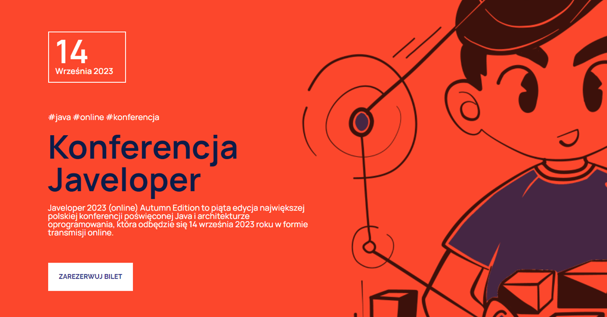 Javeloper 2023 (online) Autumn Edition - Evenea.pl