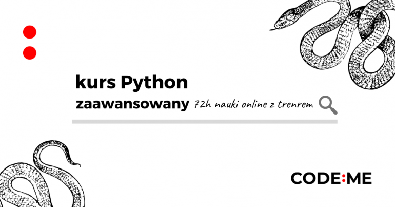 CODE:ME || Python zaawansowany - kurs zdalny || wiosna - Evenea.pl