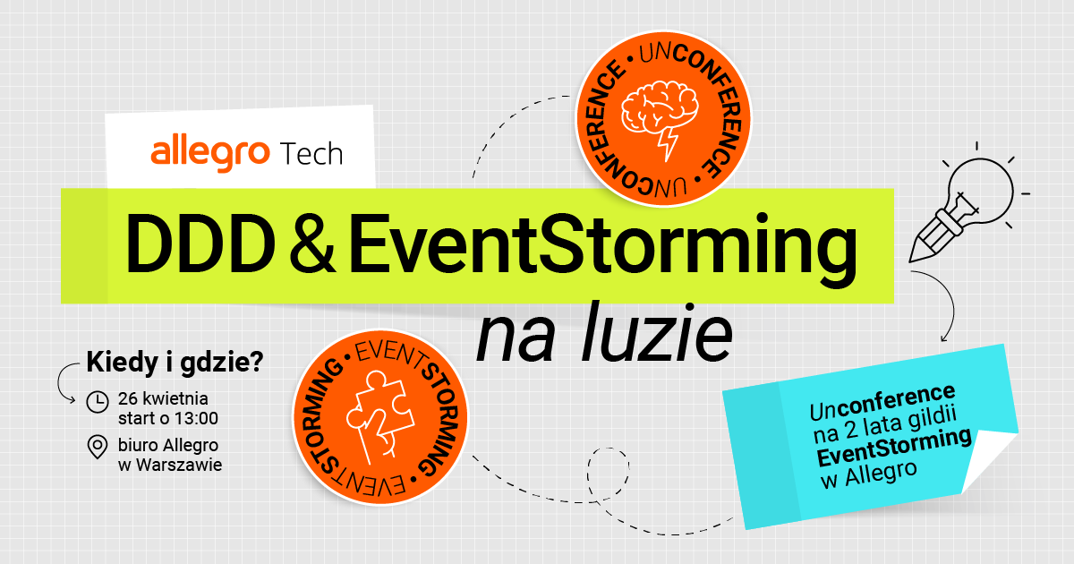 DDD & EventStorming na luzie - unconference na 2 lata gildii ...