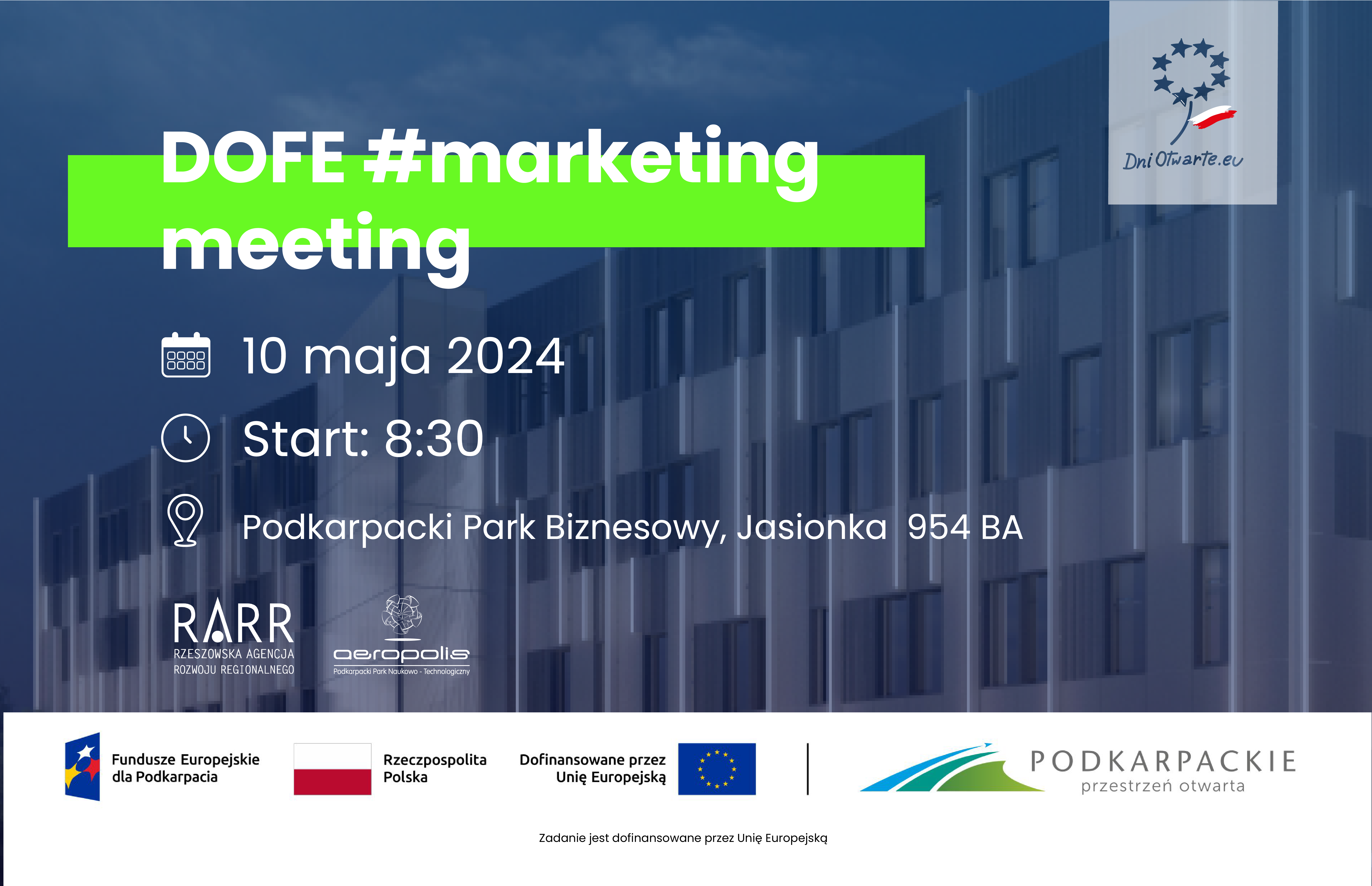 DOFE #Marketing Meeting - wiedza & mentoring. Uczestnik. - Evenea.pl