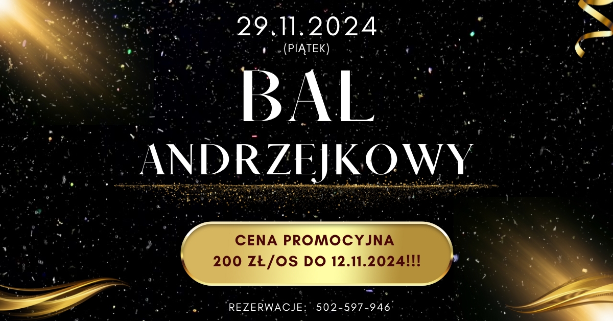ANDRZEJKI - BAL ANDRZEJKOWY 2024 W GOŚCIŃCU - Evenea.pl