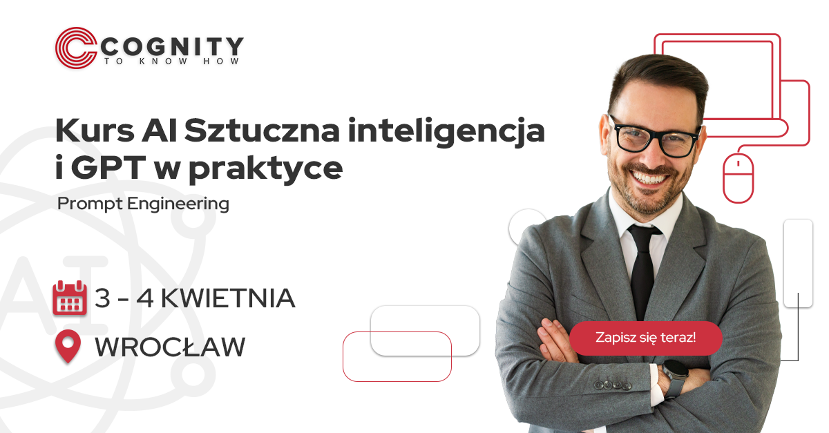 Kurs AI Sztuczna inteligencja i GPT w praktyce. Prompt Engineering - Evenea.pl
