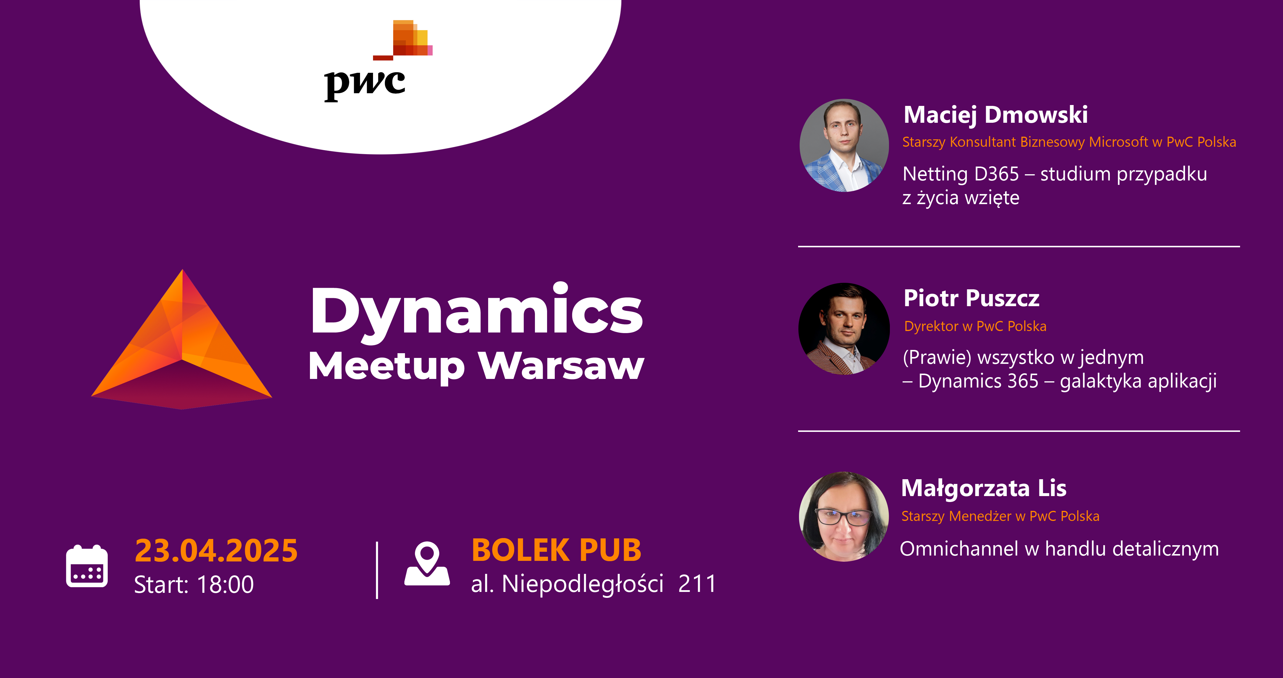 Dynamics Meetup Warsaw - Evenea.pl